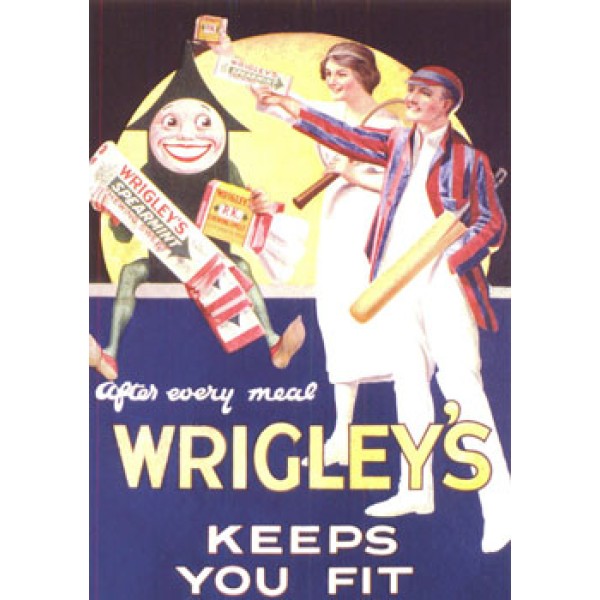 Wrigleys Chewing Gum Nostalgic Postcard